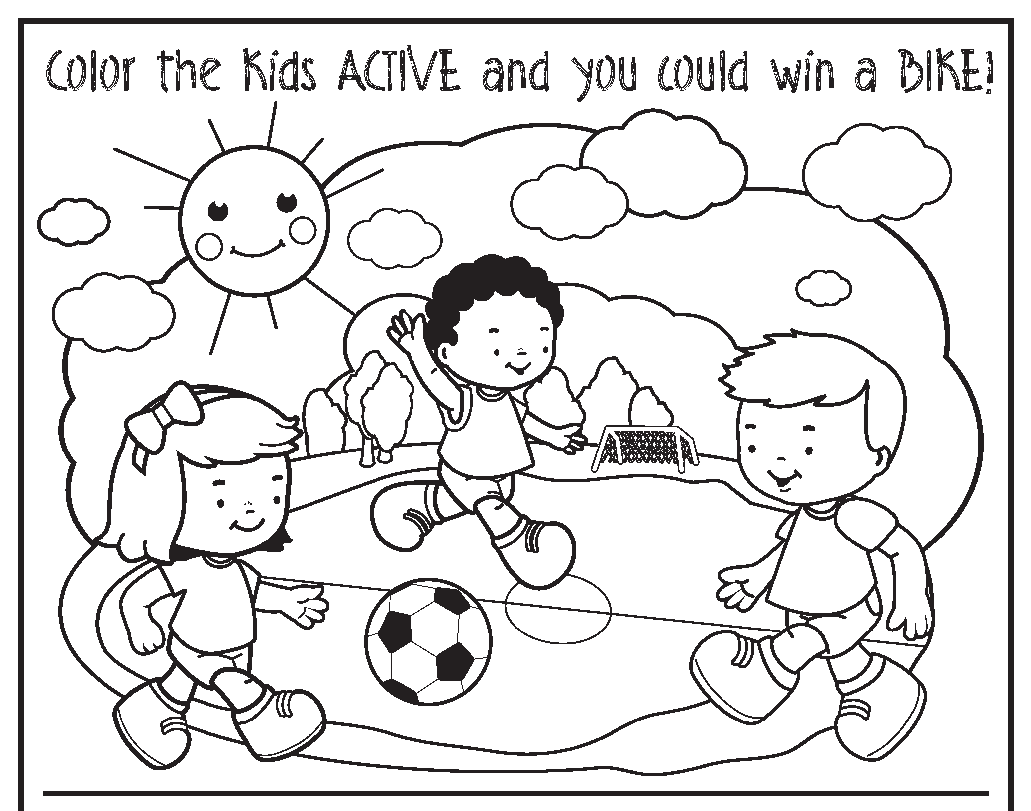 KDMC Coloring Contest: You could win a bike!