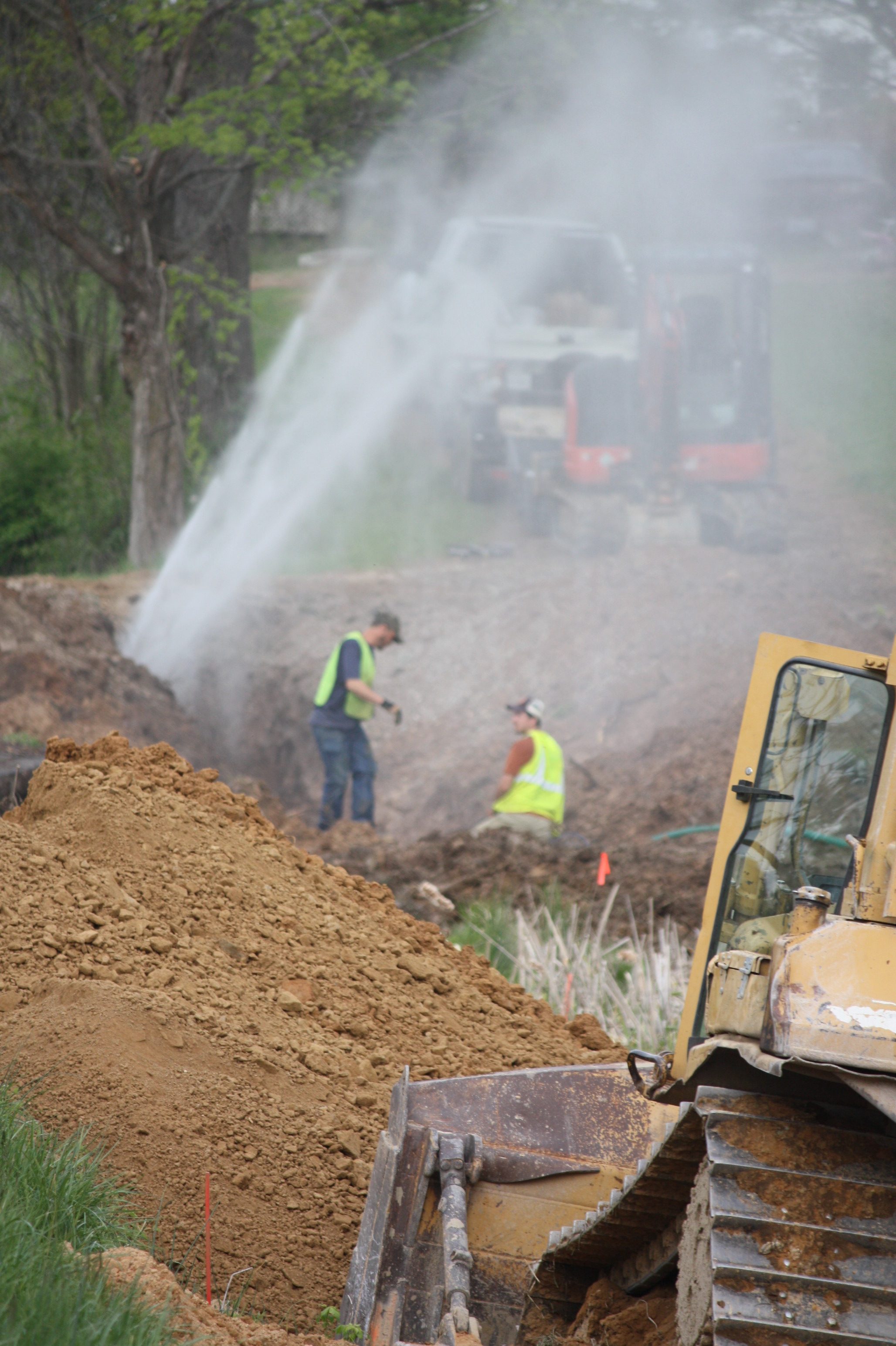 Replacing century old pipes